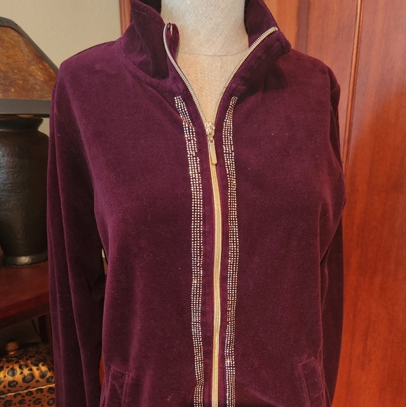 Onque Casuals | Jackets & Coats | Onque Casuals Velour 2 Piece Set ...